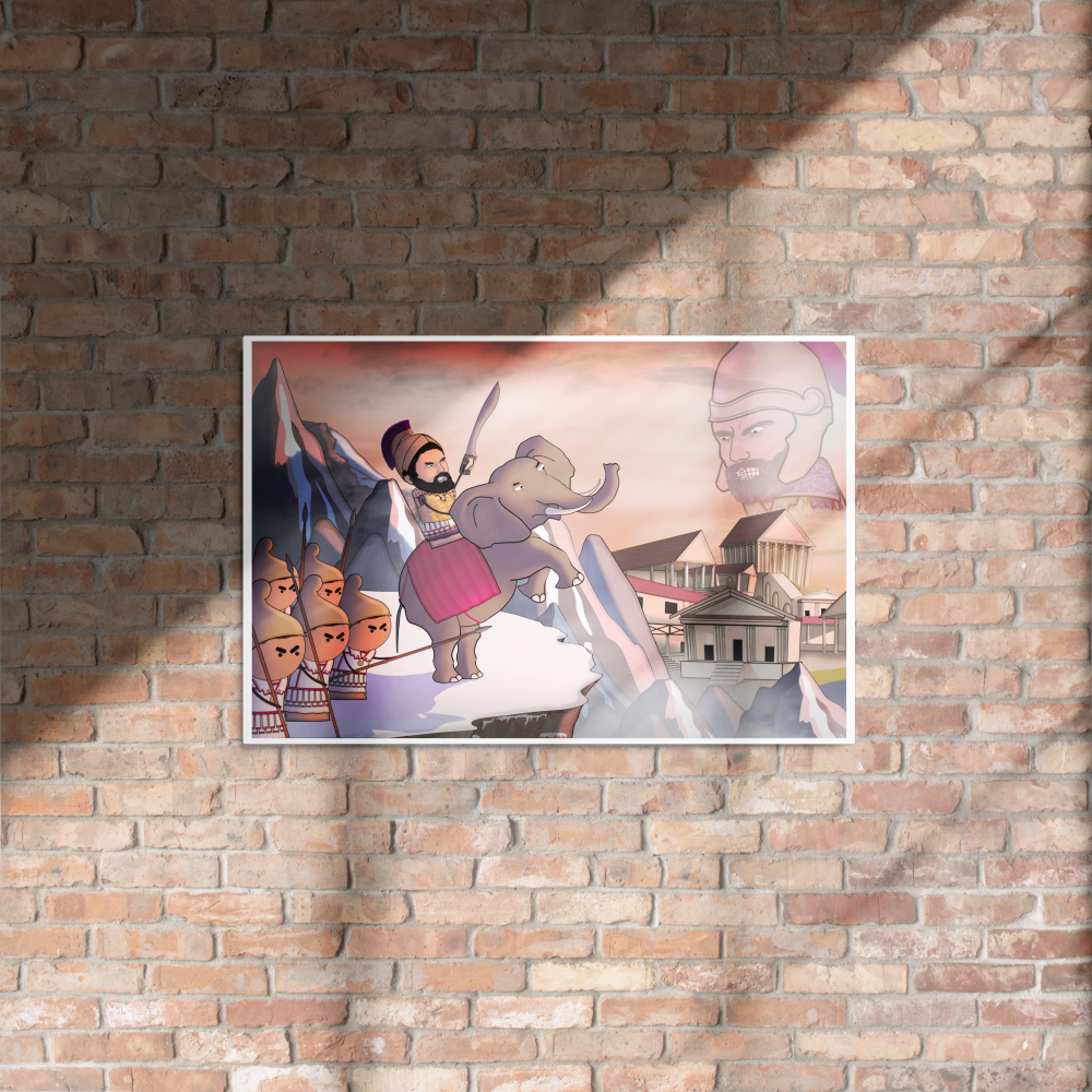 OverSimplified - Ultra Premium Hannibal Metal Poster