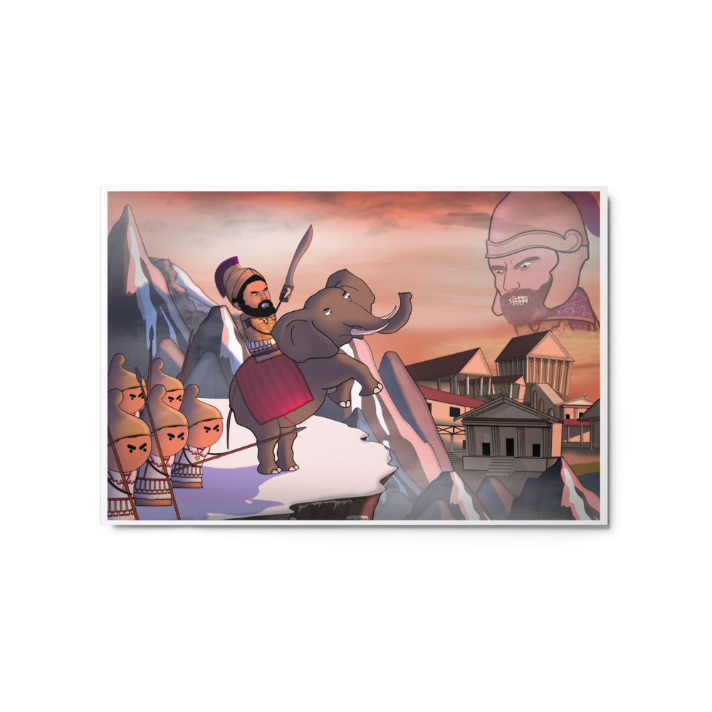 OverSimplified - Ultra Premium Hannibal Metal Poster